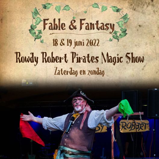 Aankondiging: Rowdy Robert Pirates Magic Show